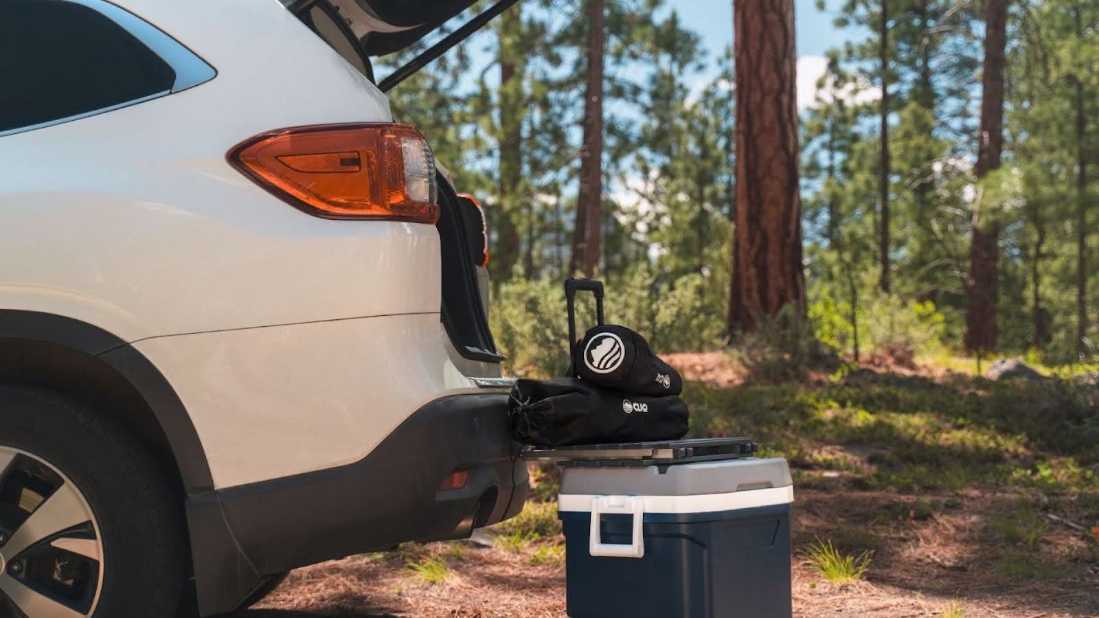Folding Chair Storage in Car - CLIQ Products
